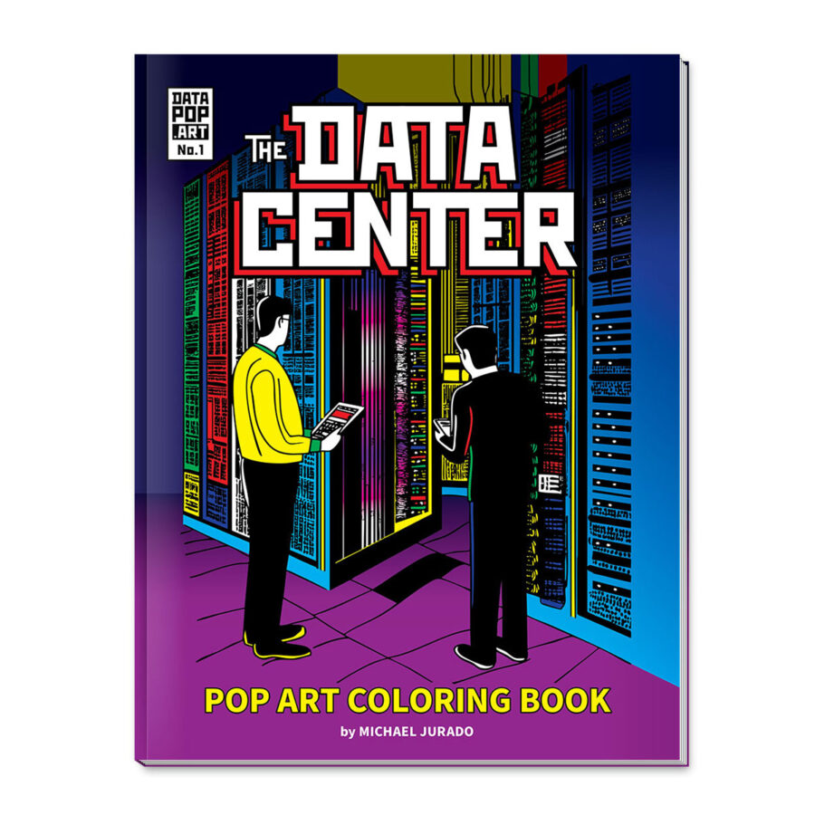 Datapop.art | The Data Center Pop Art Coloring Books